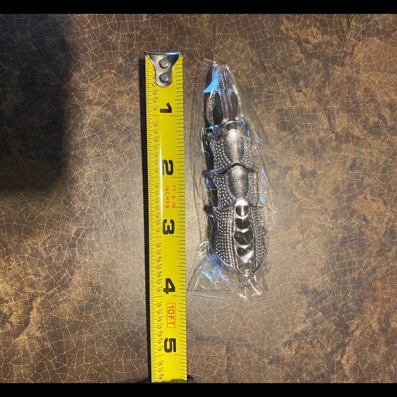 Jewelry | Cosplay Finger Jewelry Claw Silver Armor Bendable Guards New ...